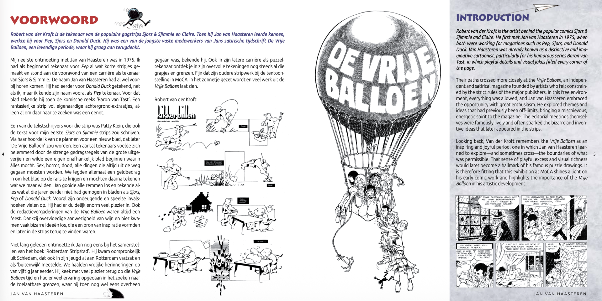 JAN VAN HAASTEREN - The Missing Pieces of a Comic Artist | MoCA