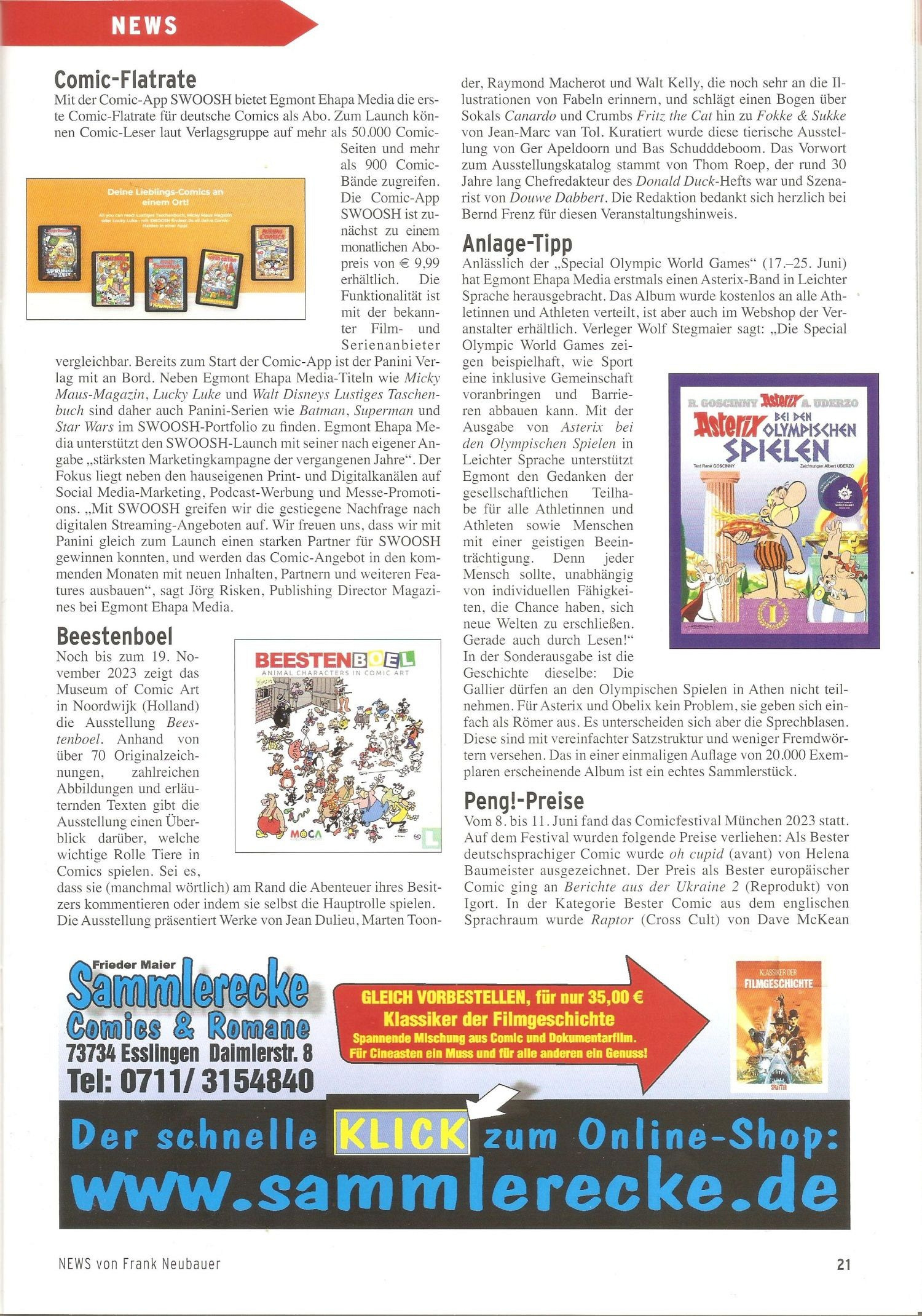 In de media | Diverse publicaties | MoCA